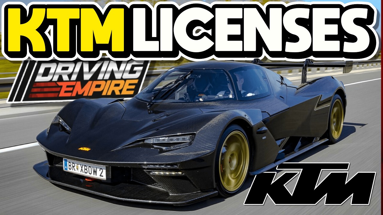 Driving Empire BOUGHT OFFICIAL *KTM* LICENSES!! 3 NEW CARS SOON ...