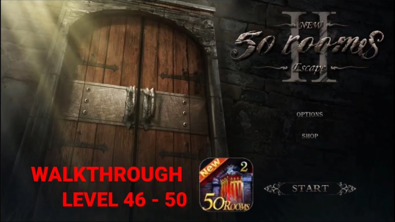 New 50 Rooms Escape II Level 46 - 50 Walkthrough By Alkif Channel - YouTube