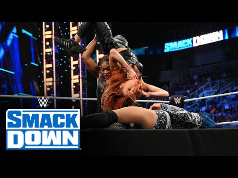 Bianca Belair hurls Becky Lynch onto Sasha Banks and through a table: SmackDown, Oct. 8, 2021