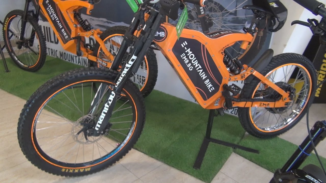 EMB E-Mountain Bike City Orange (2022) Exterior and Interior - YouTube