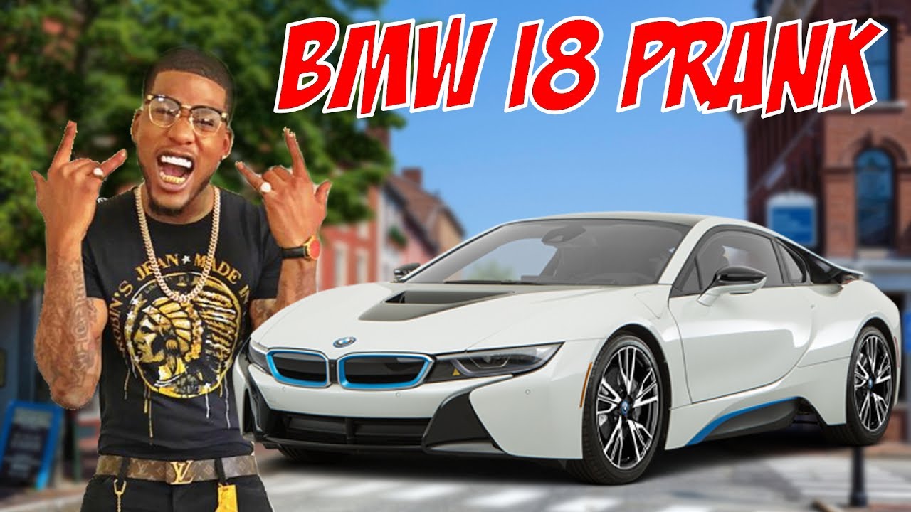 CJ SO COOL Bought My Girlfriend A BMW i8 PRANK! Reaction - YouTube