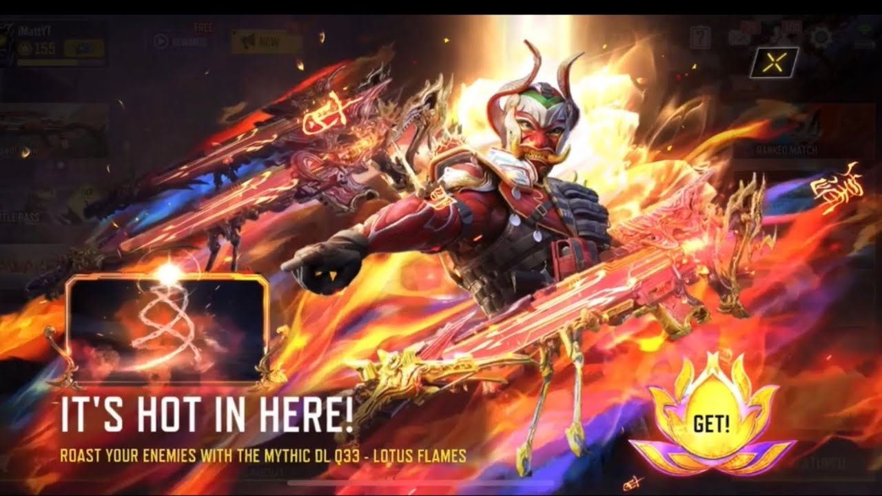 CODM Flaming Lotus Mythic Draw Complete With “Maxed Out” DLQ-Lotus ...