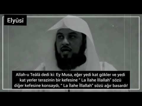 Ey Rabbim Bana Öyle Bir Kelime Öğret Ki Onunla Sana Hem Dua Edeyim Hem de Seni Zikredeyim !