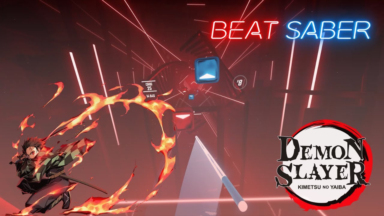 | BEAT SABER | Demon Slayer OP Full "Gurenge" by LiSA - YouTube