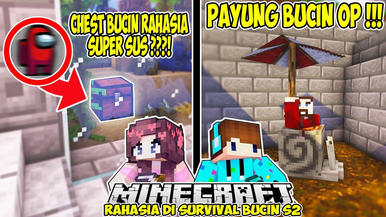 AKU MEMBONGKAR RAHASIA MAP MINECRAFT SURVIVAL BUCIN S2 MILIK TEGUH ...