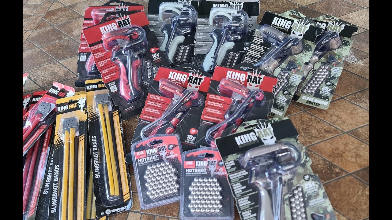 BARNETT UNBOXING! THE VERY FIRST KING RAT SLINGSHOTS IN THE UK! - YouTube