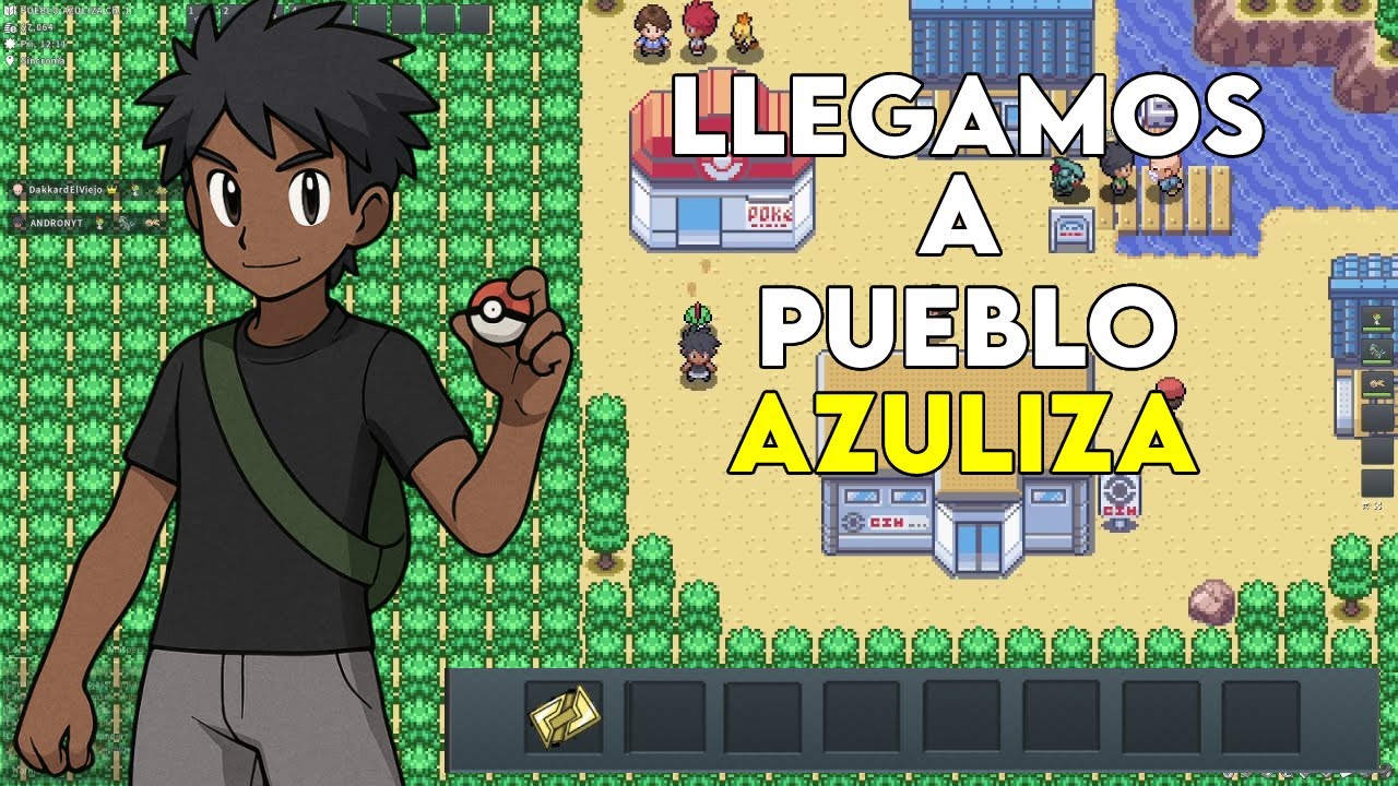 Pueblo Azuliza y su gimnasio de tipo lucha nos la pone algo difícil ...