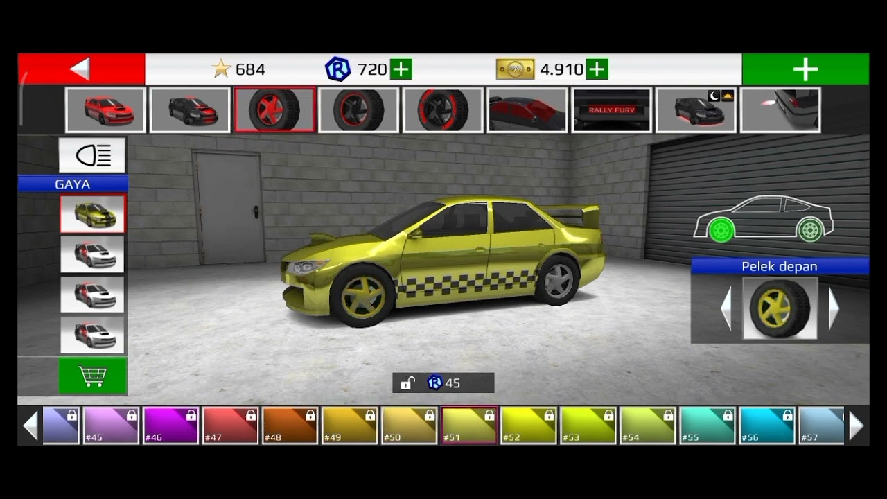 Relly fury || gold chrome car augra - YouTube