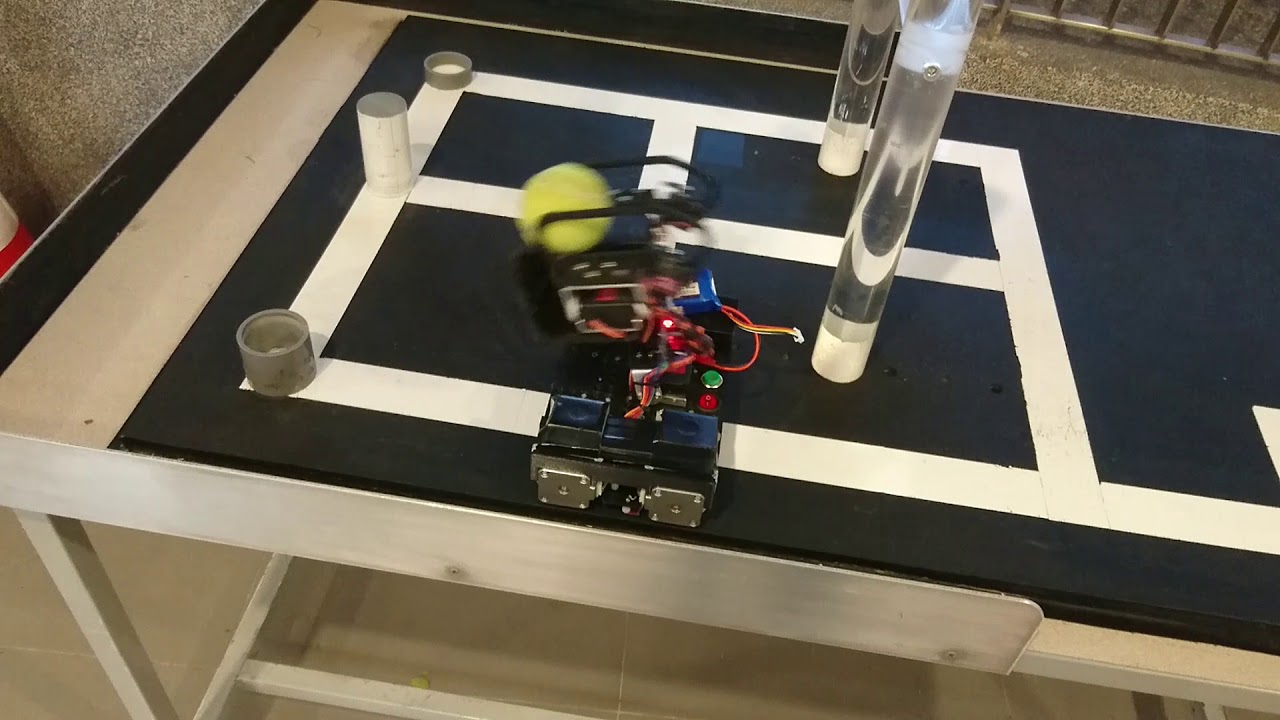 Robot STRAFE - Horizontal (Mecanum wheels) complete - YouTube