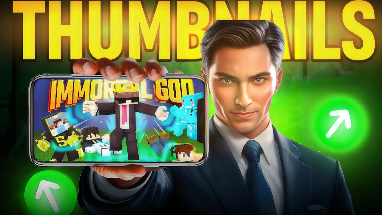 Viral MINECRAFT Thumbnails with FREE AI 😜 || in 5min 🚀 - YouTube