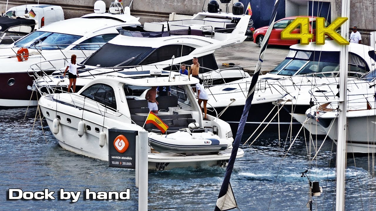 Dock by hand - YouTube