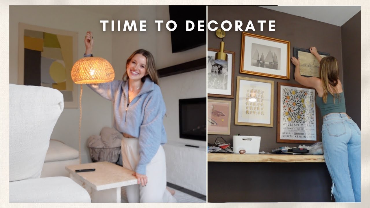 VLOG: let's start to actually decorate this home :-) - YouTube