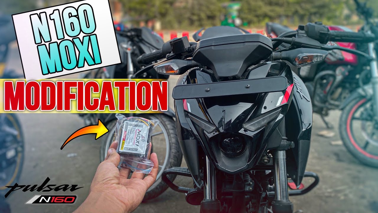 Pulsar N160 Moxi lighting modification 💥 || N160|| It’s me Sofiur - YouTube