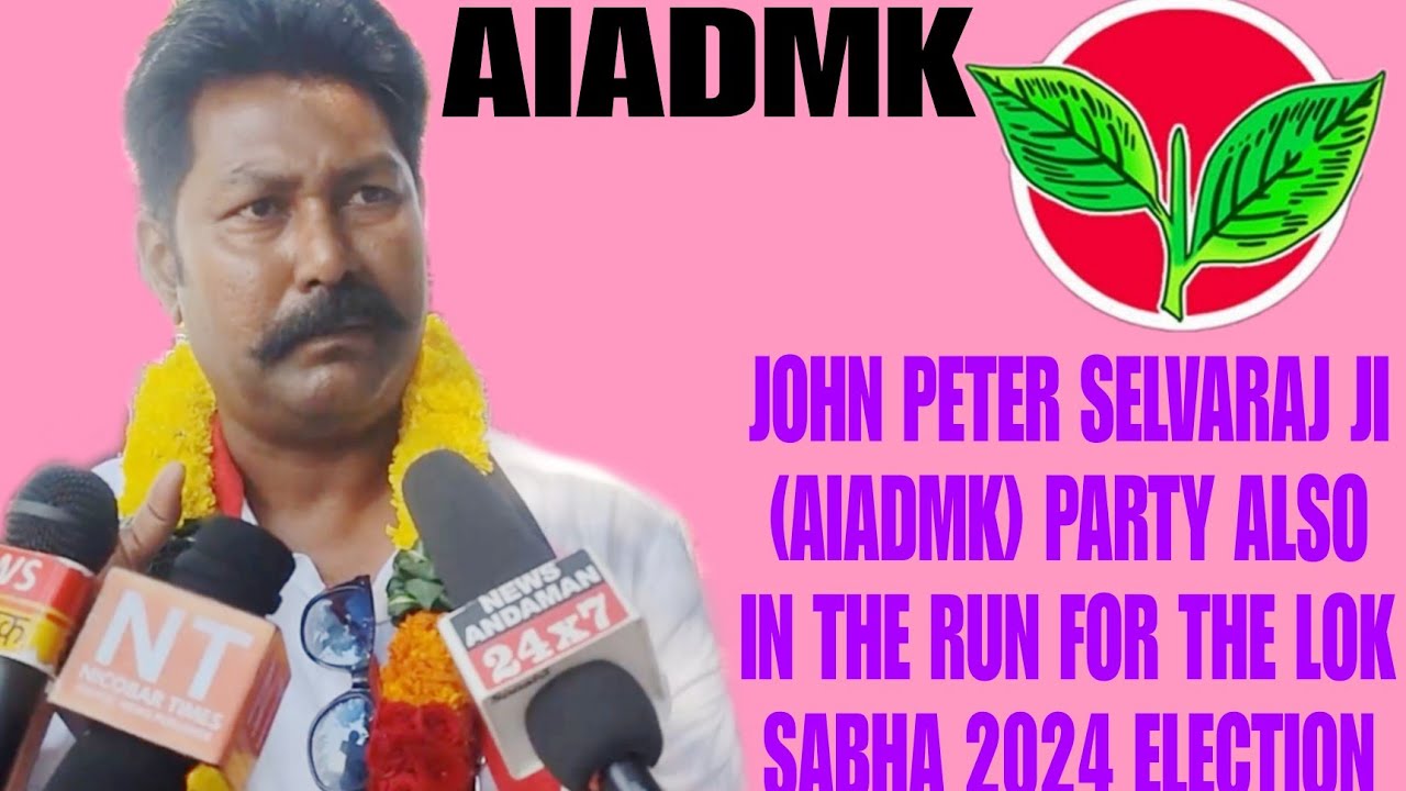 AIADMK PARTY'S JOHN PETER SELVARAJ JI FILES THE NOMINATION AND ALL SET ...
