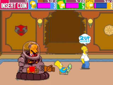 Let's Play Together The Simpsons [Arcade] 04 I Killed Mr.Burns! - YouTube