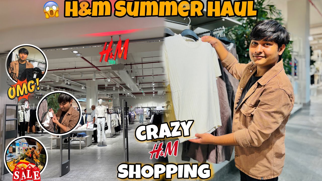 H&M summer haul 2024 😱 | H&M haul for men | H&M shopping haul 2024 | H ...