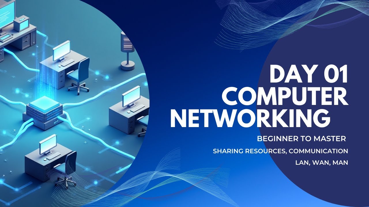 Day 1 Computer Networking Introduction (LAN, WAN, MAN) #wonderwaves # ...