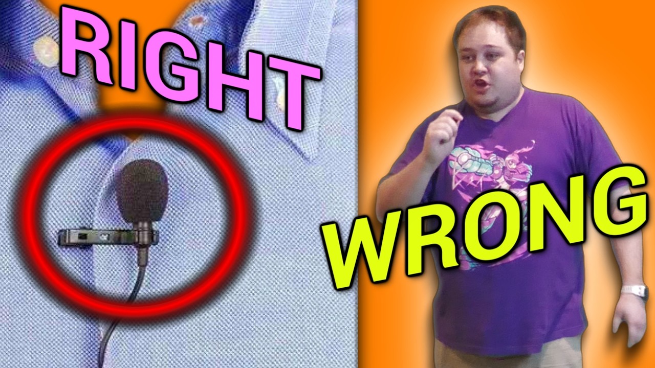 Lapel/Lav Mic Etiquette for Dummies - YouTube