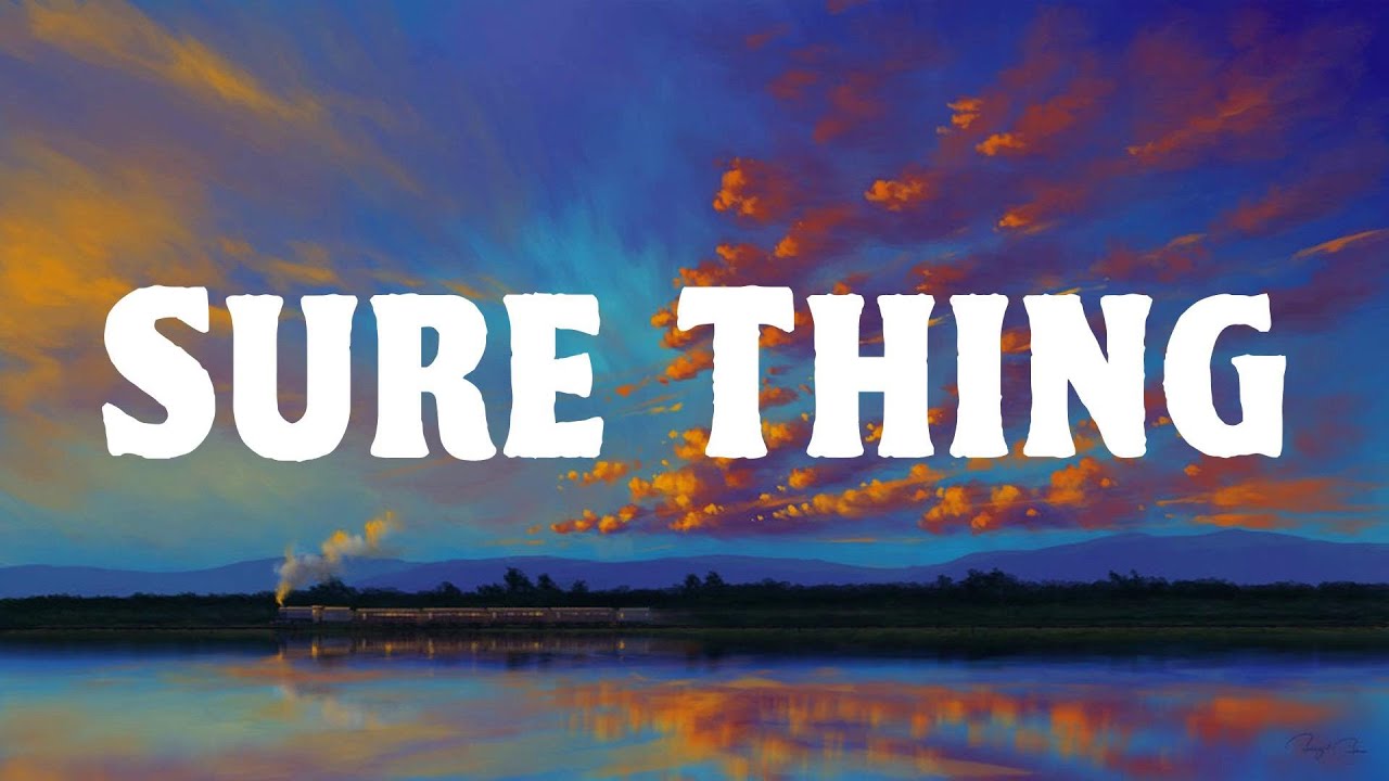 Sure Thing - Miguel (Lyric Video) - YouTube
