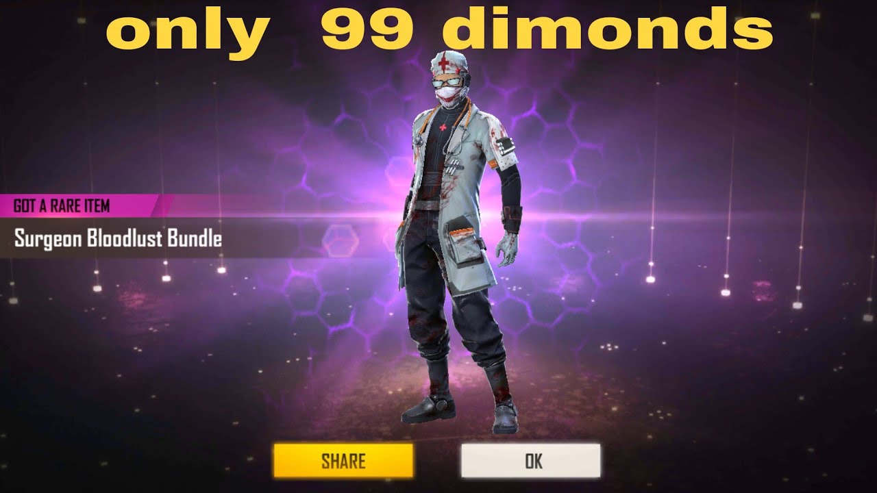 SURGEON BLOODLUST BUNDLE || DOCTOR BUNDLE IN 99 DIMONDS ONLY || FREE ...