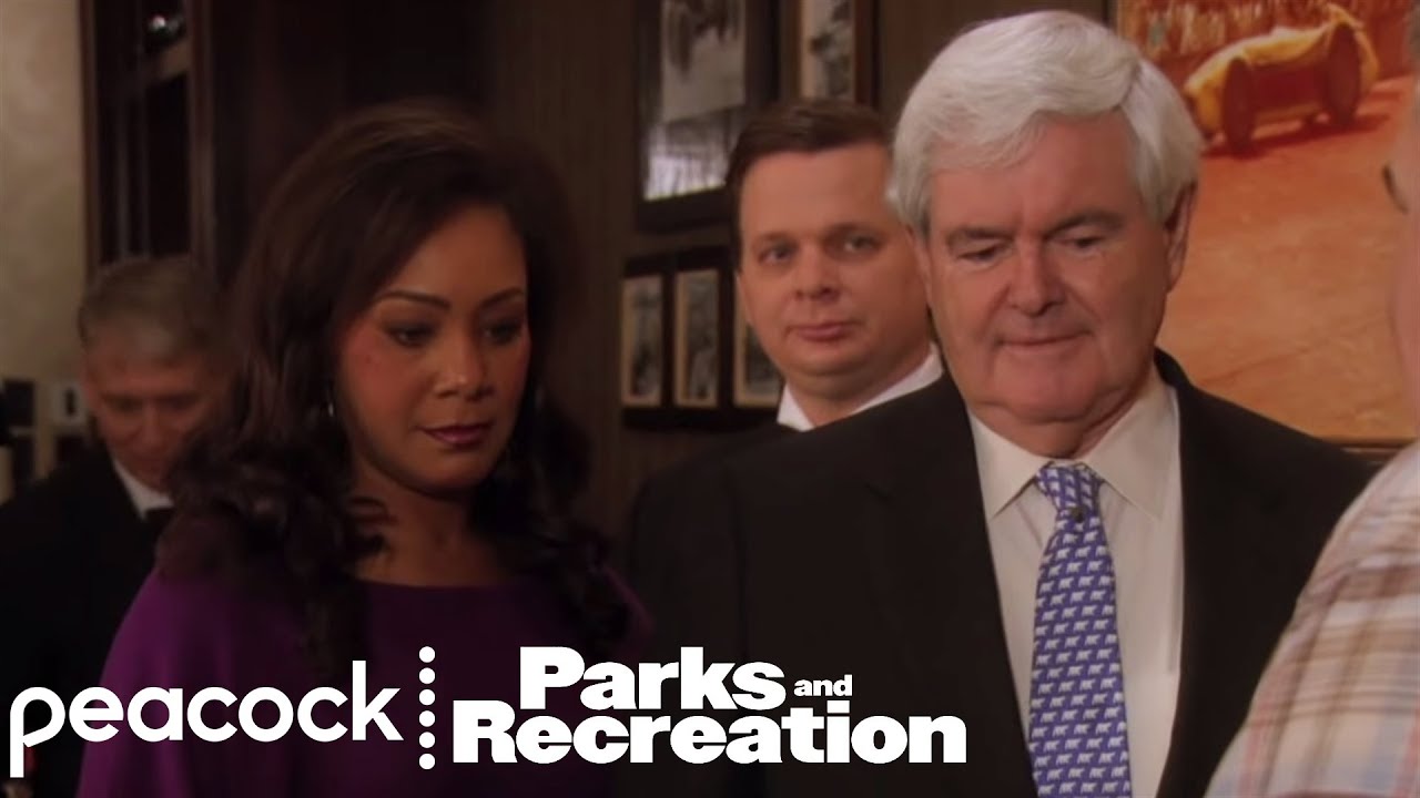 Gergich Meets Gingrich | Parks and Recreation - YouTube