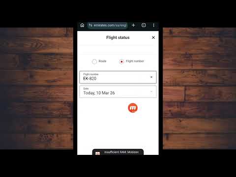 How to check flights status in Emirates or other airplane Jem e tv 