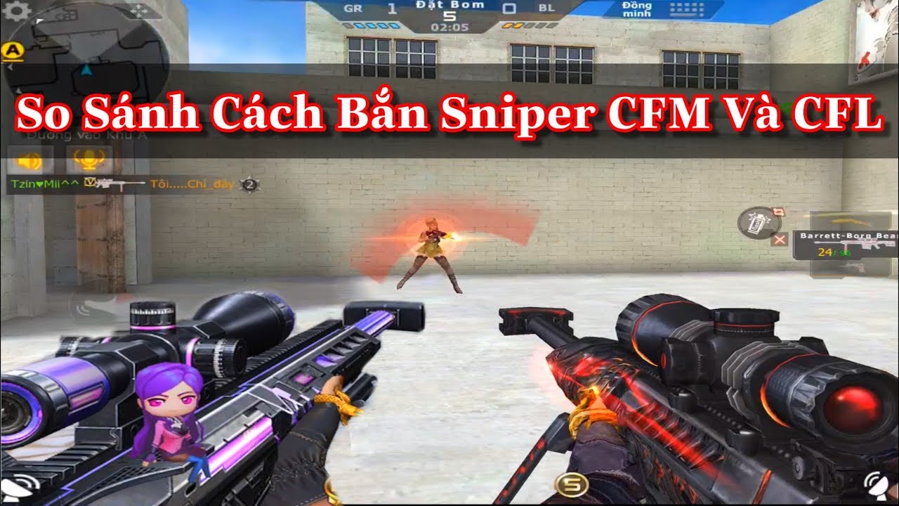 🔥CF Mobile/CF Legends : So Sánh Cách Bắn Sniper CFM China Và CrossFire ...