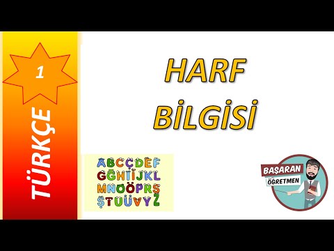 1. SINIF HARF BİLGİSİ