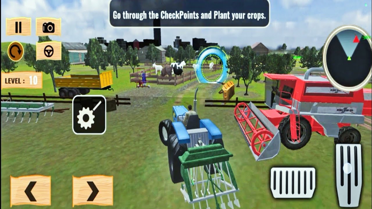 Real Tractor Driving Simulator | Android Gameplay - YouTube