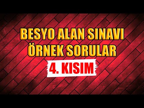 BEDEN EĞİTİMİ ALAN SINAVI SORULARI (BENZER)