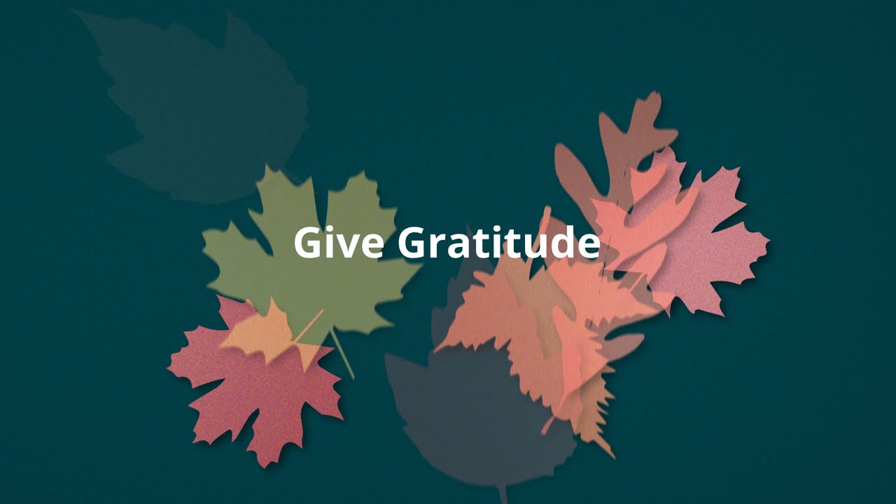 1 Minute Gratitude Breathing with 5 Senses - A Thanksgiving Mindfulness ...