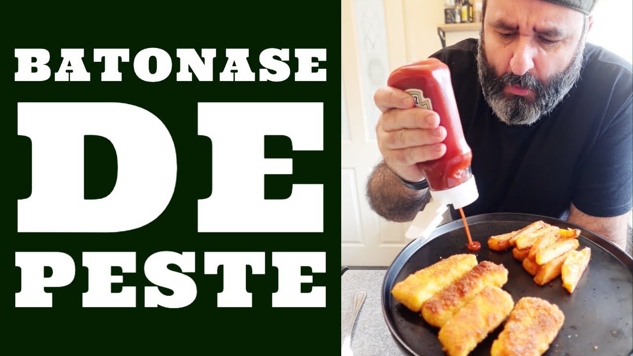 Cum sa faci bastonase de peste. Reteta Fish Fingers - YouTube