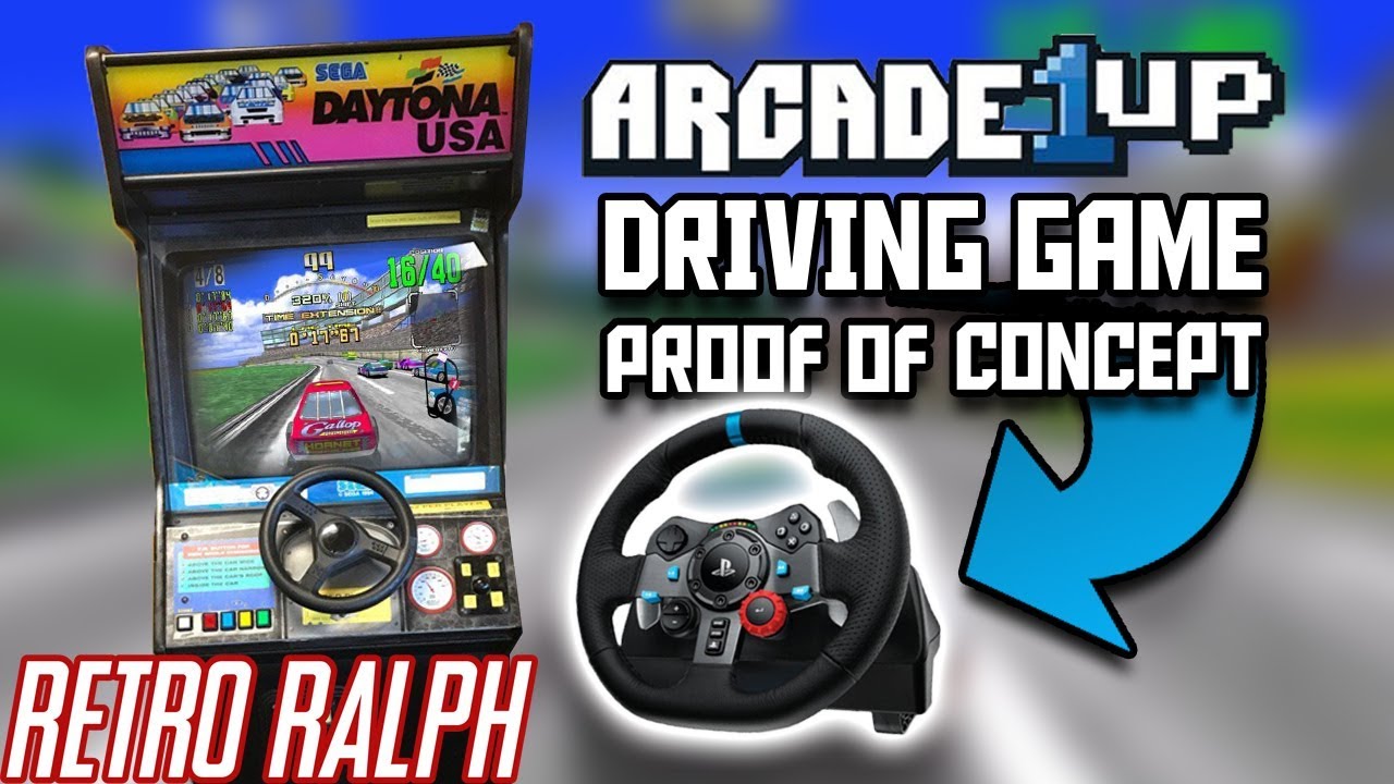 Arcade1up Driving MOD - Proof of Concept w/ mame & HyperSpin - YouTube
