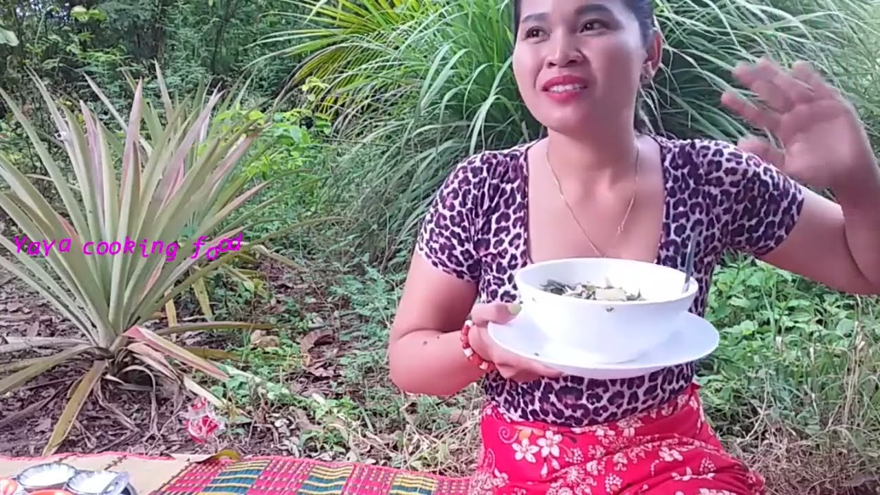 New Food - Today YaYa Cooking Water Lily & Fish Recipe Very Spicy - YouTube