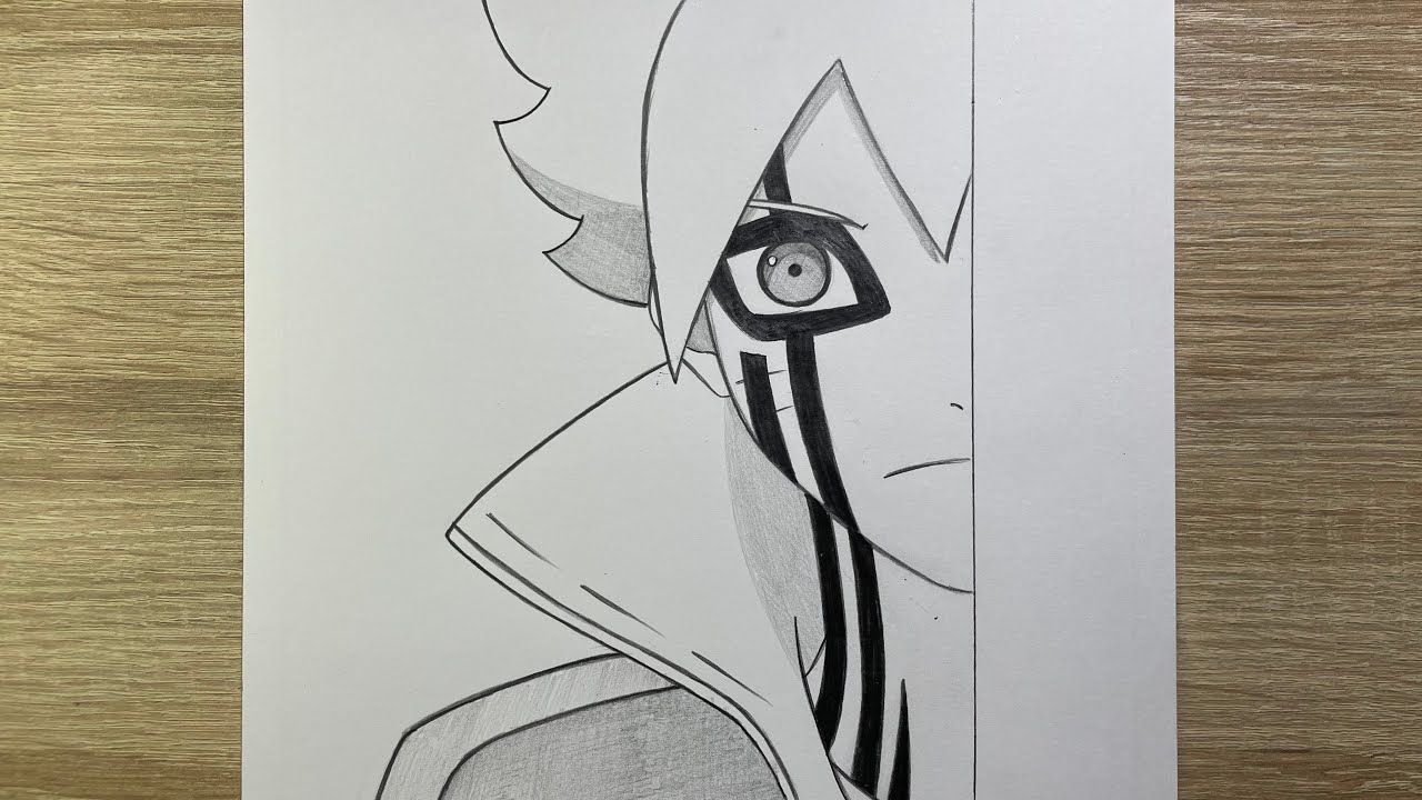 Comment Dessiner Boruto Uzumaki de Naruto | Tutoriel Dessin Facile ...