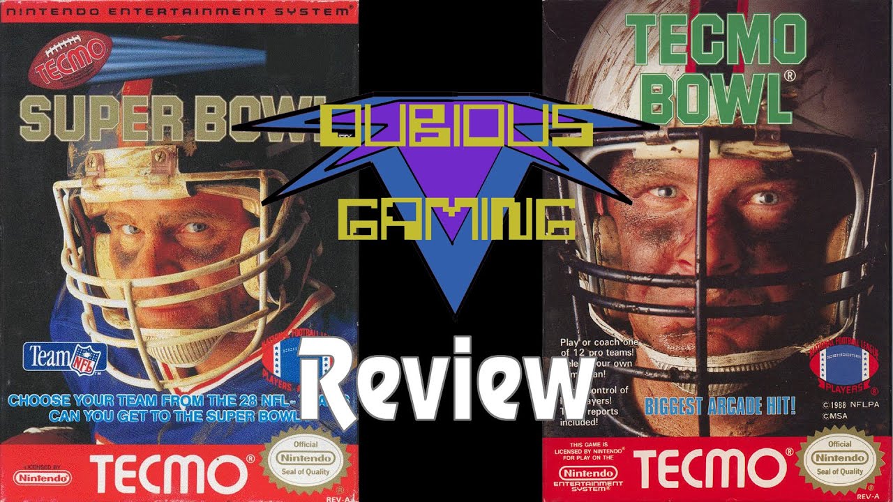 Tecmo Bowl / Tecmo Super Bowl (NES) Review - Dubious Gaming - YouTube