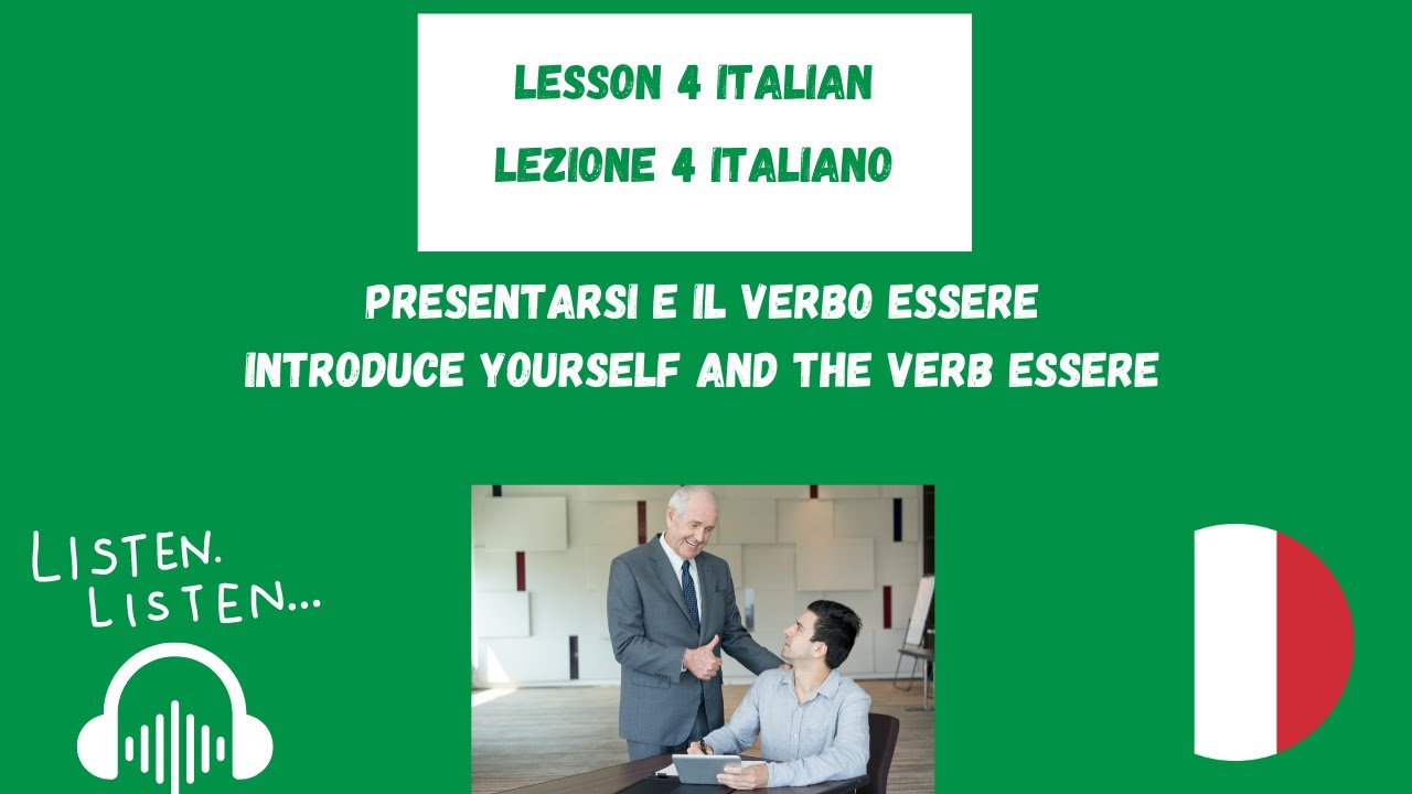 Verbo Essere to Be in Italian | Verb to be in Italian | Conjugate Verb ...