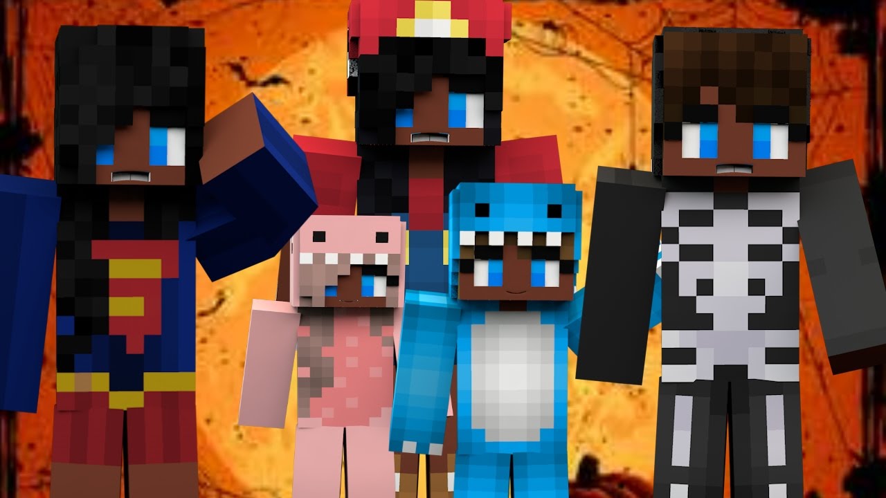 Trick Or Treat - My Family [ep18 Minecraft Roleplay] - YouTube