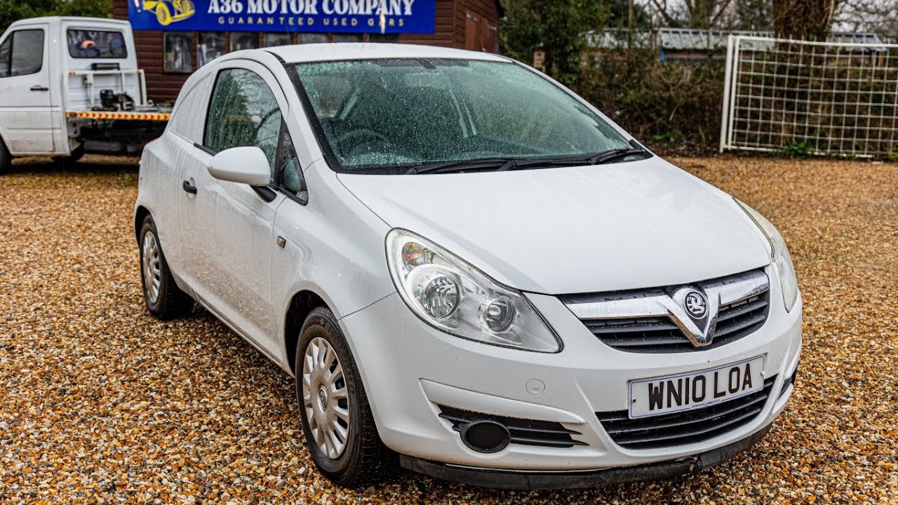 2010 Vauxhall Corsa van walkaround - YouTube
