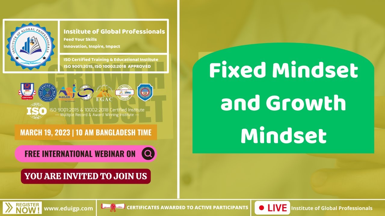 Fixed Mindset and Growth Mindset (QUIZ) - YouTube