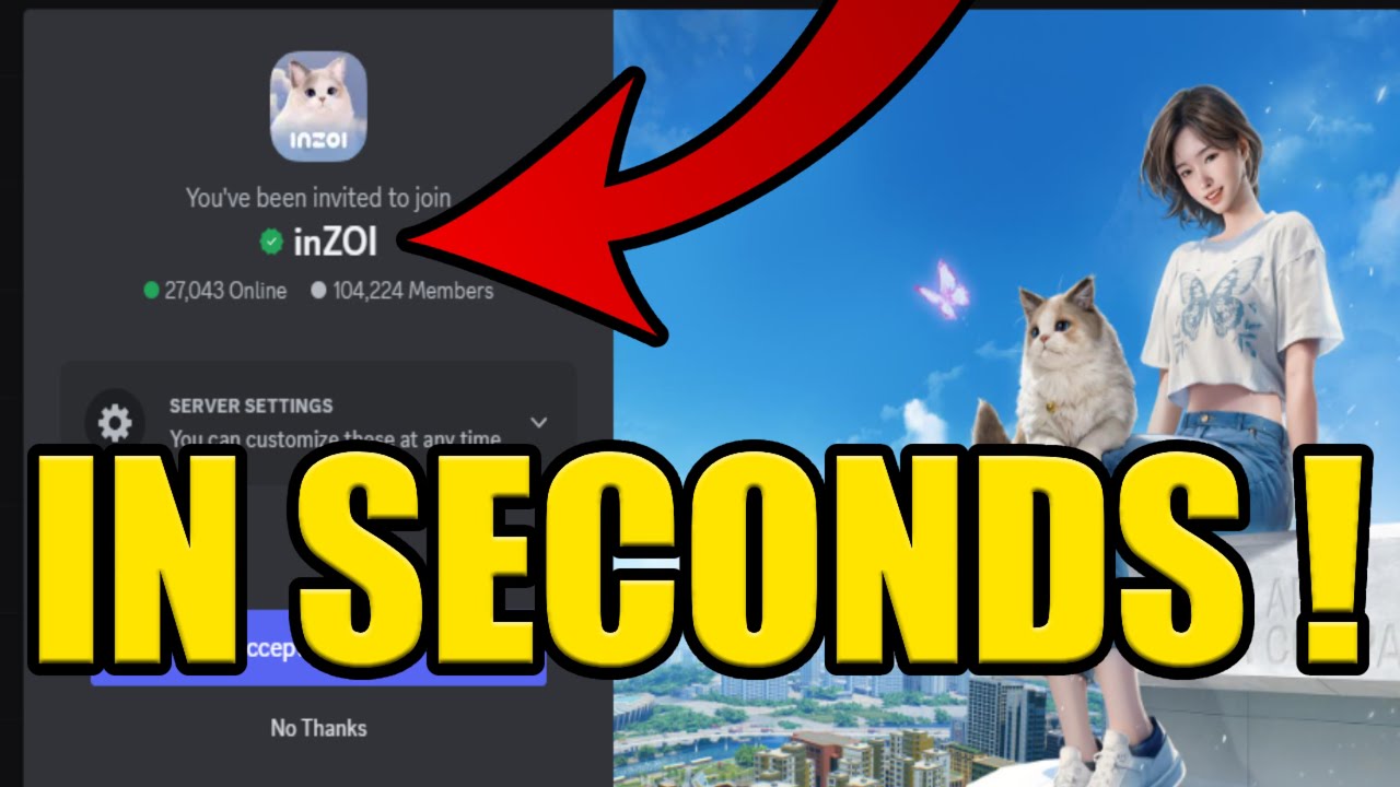 HOW to JOIN INZOI DISCORD SERVER PC & MOBILE - YouTube