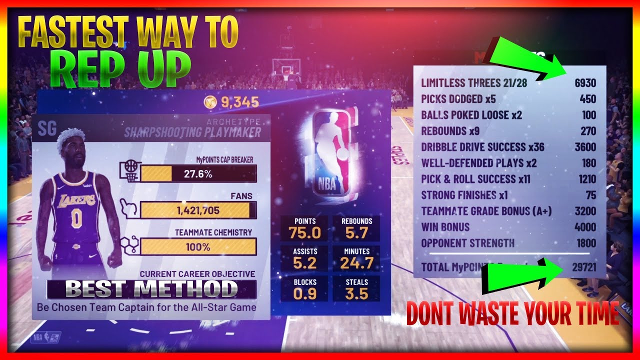 FASTEST WAY TO REP UP IN 2K19👍😱! BEST METHOD! DONT WASTE YOUR TIME ...
