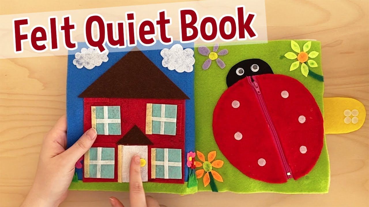 My Felt Quiet Book - YouTube