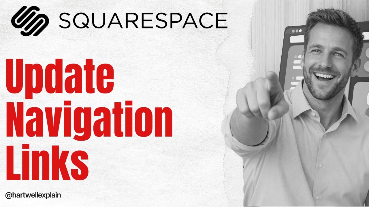 How to Update Navigation Links in the Footer on Squarespace - YouTube