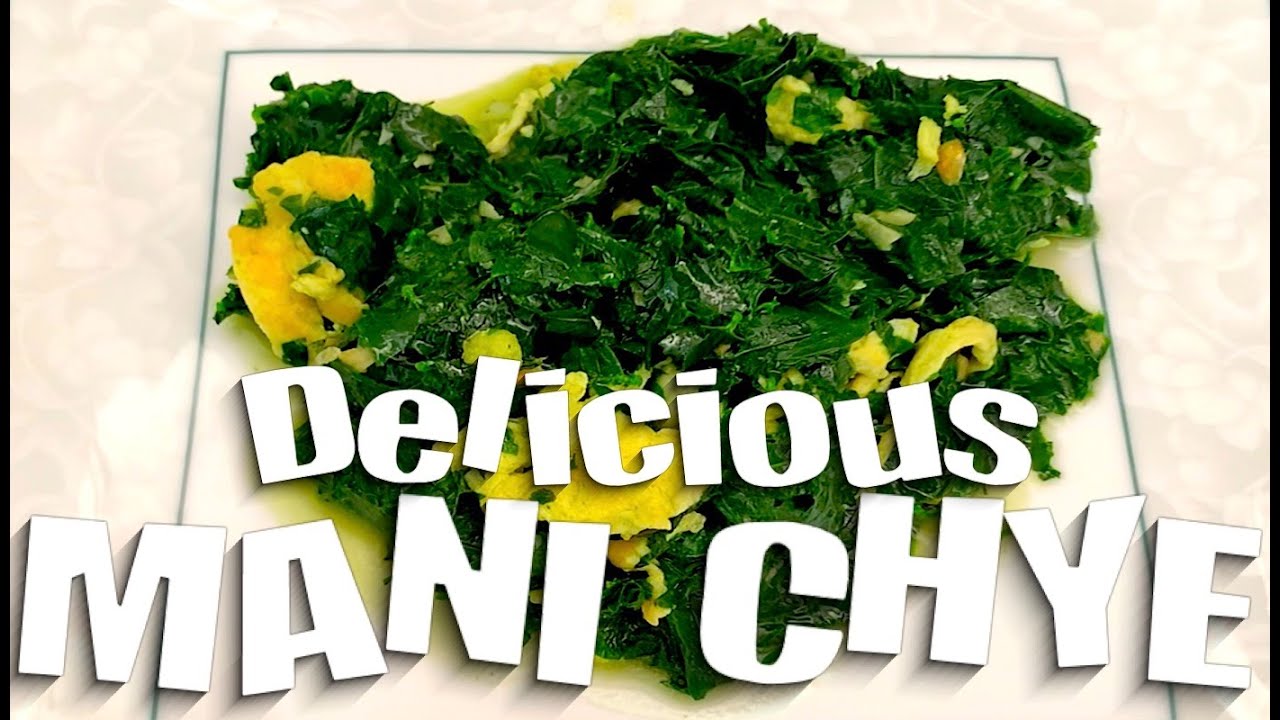 Stir-fry Mani Chye with eggs ... my favourite Hakka vegetarian dish ...