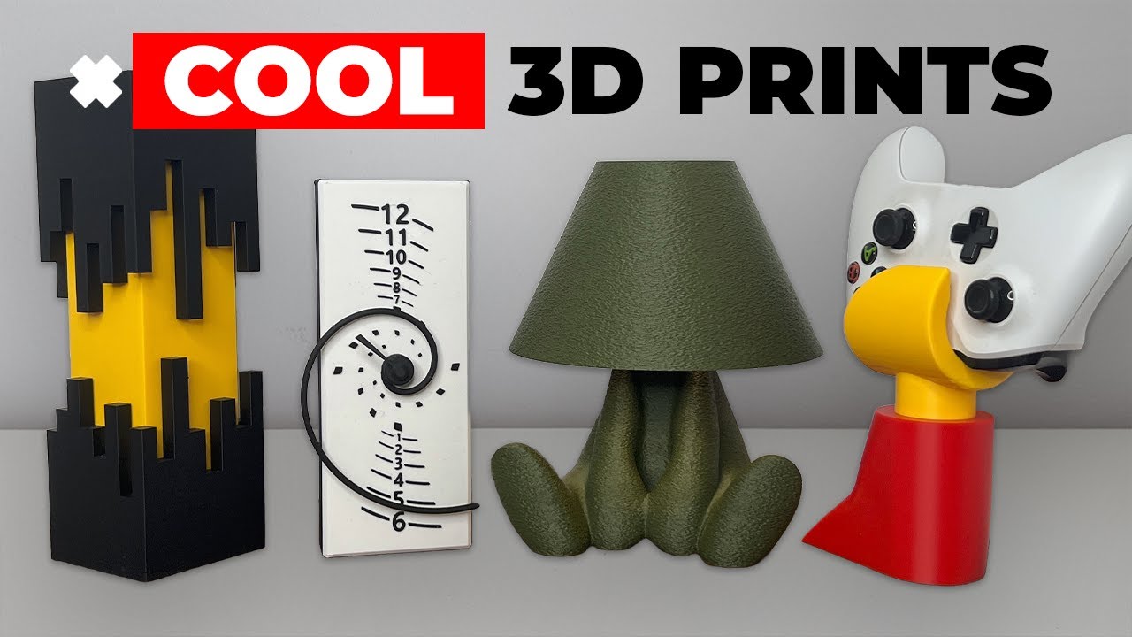 11 Cool DIY Projects to 3D Print at Home! - YouTube