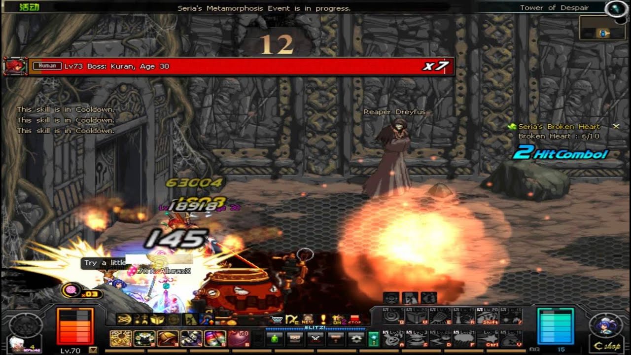 DFO Tower of Despair 12 Witch - YouTube