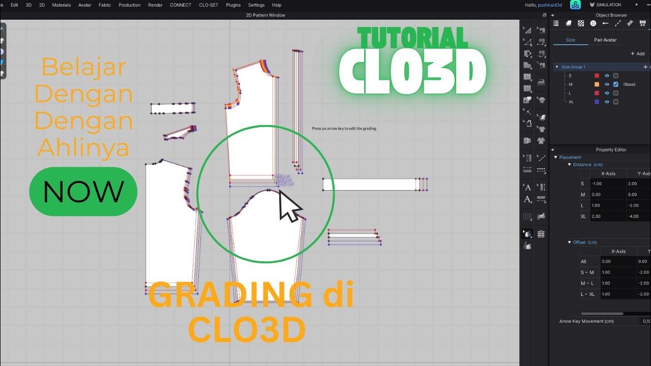 Tips & Trik 10 CLO 3D || Cepat Kuasai Grading & Fitting untuk Hasil Desain Lebih Presisi! - YouTube