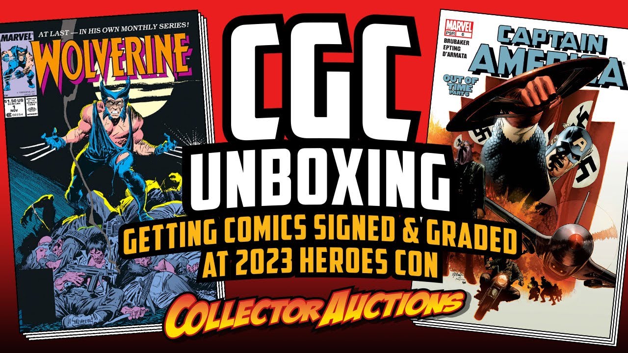 CGC Unboxing of Comics signed and graded from 2023 Heroes Con: Ep. 218 ...