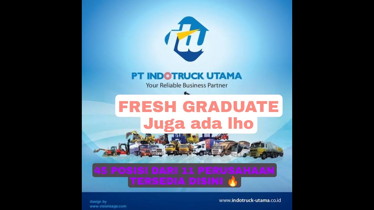 45 LOWONGAN KERJA TAMBANG 🔥 | PT INDOTRUCK UTAMA | - YouTube